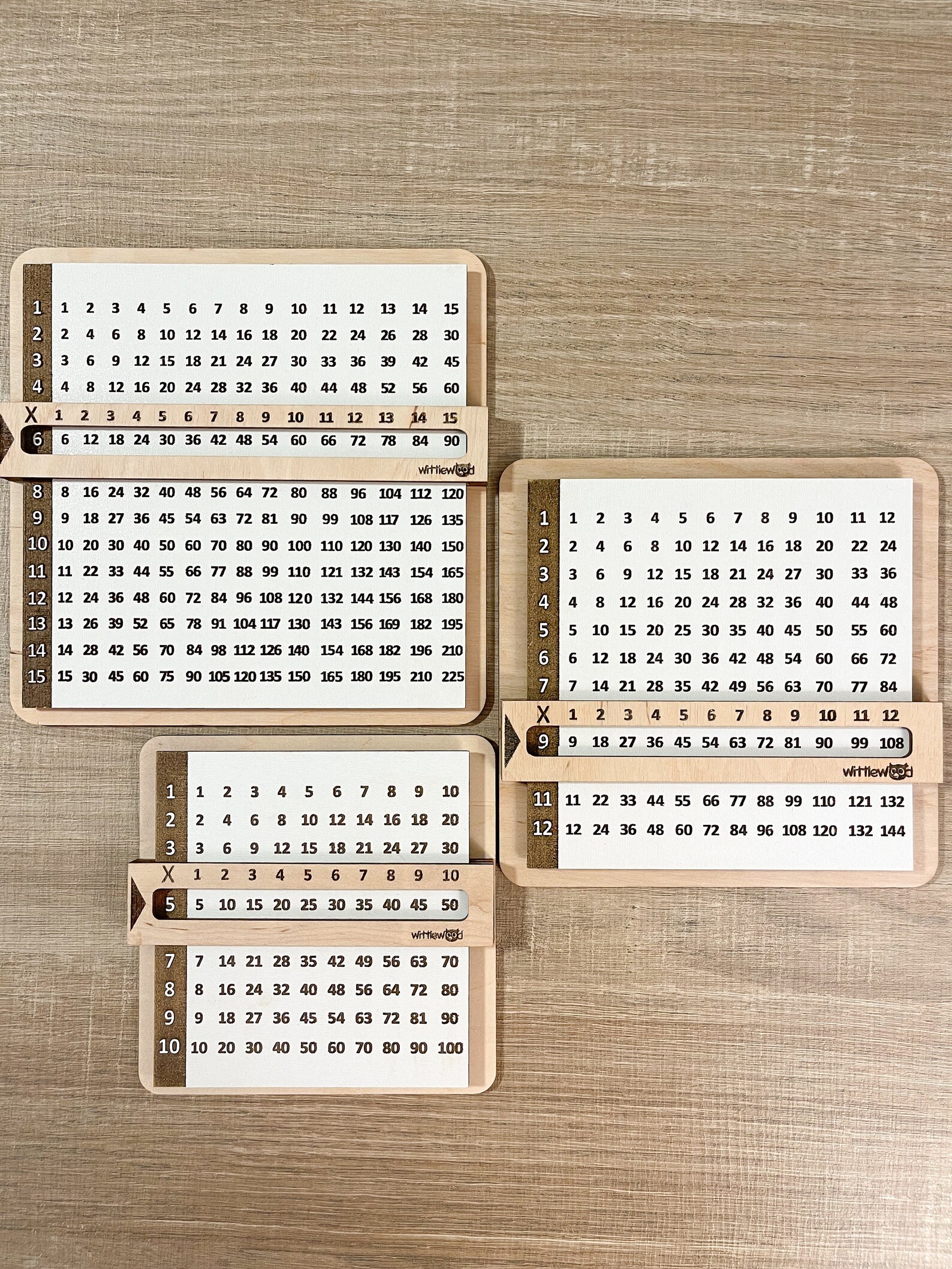 Wooden Multiplication & Division Board: Homeschool Math Tool - Etsy