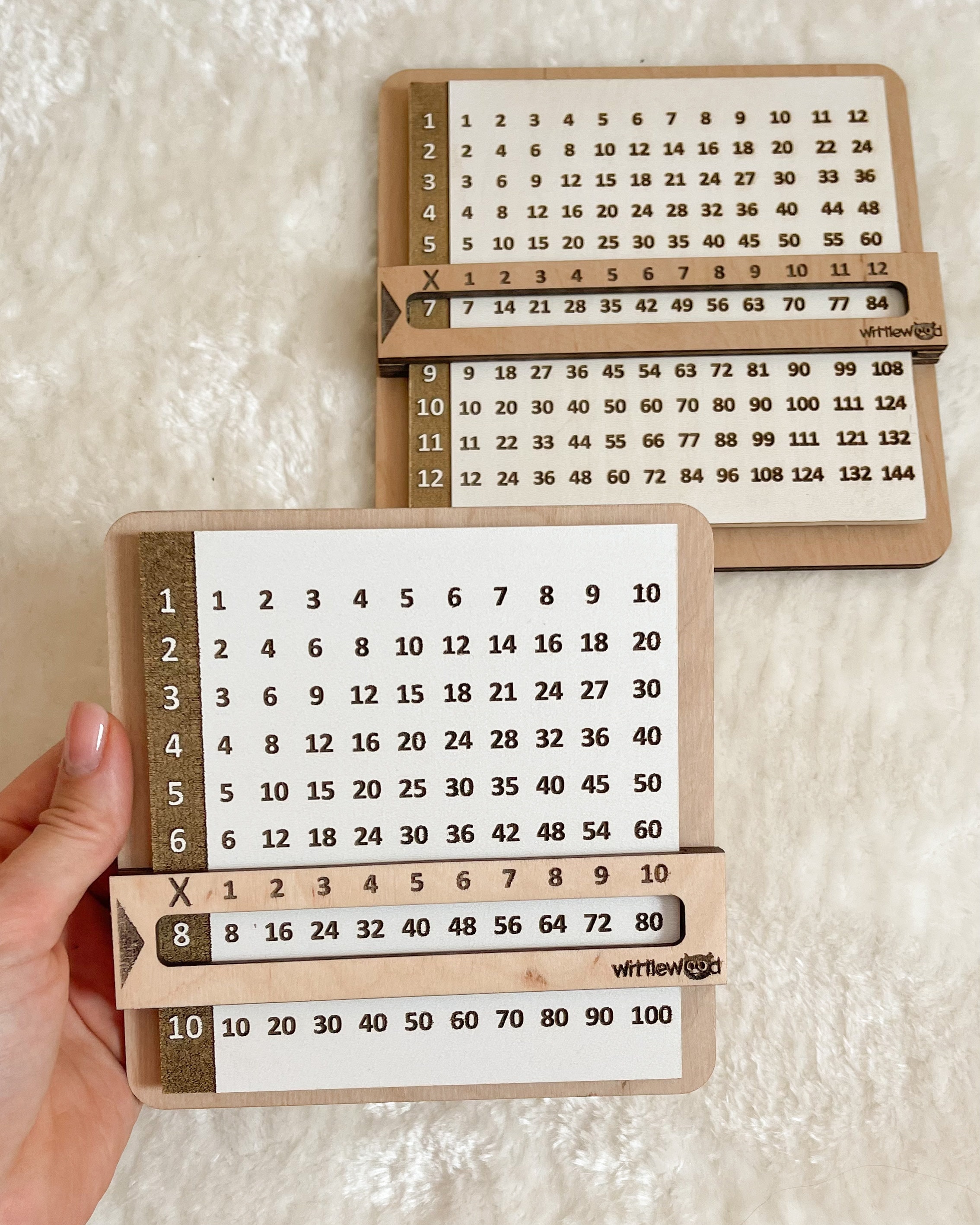 Montessori Multiplication Board: Homeschool Math Learning Toy - Etsy