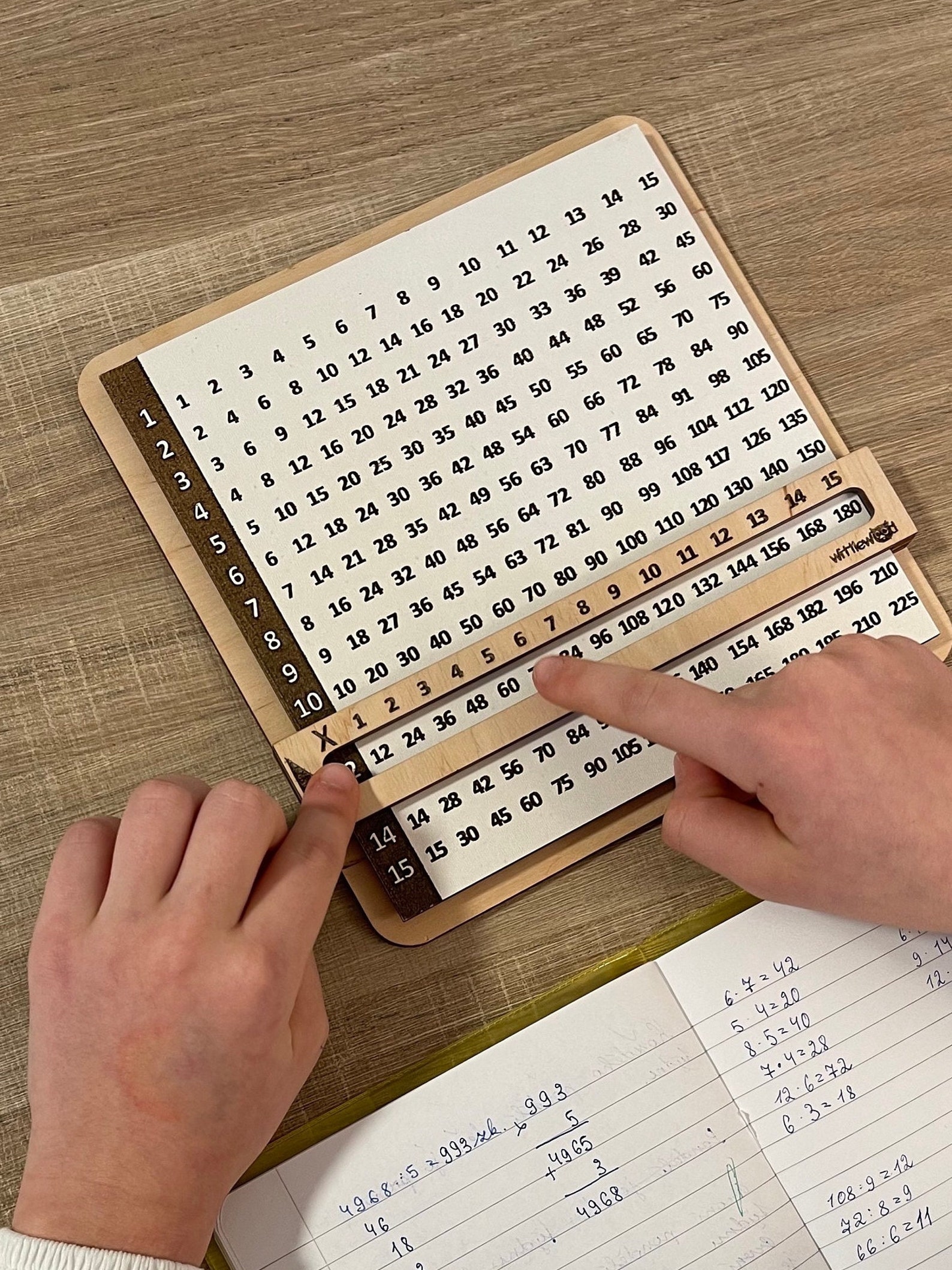 Montessori Multiplication Board: Handmade Homeschool Math Tool - Etsy