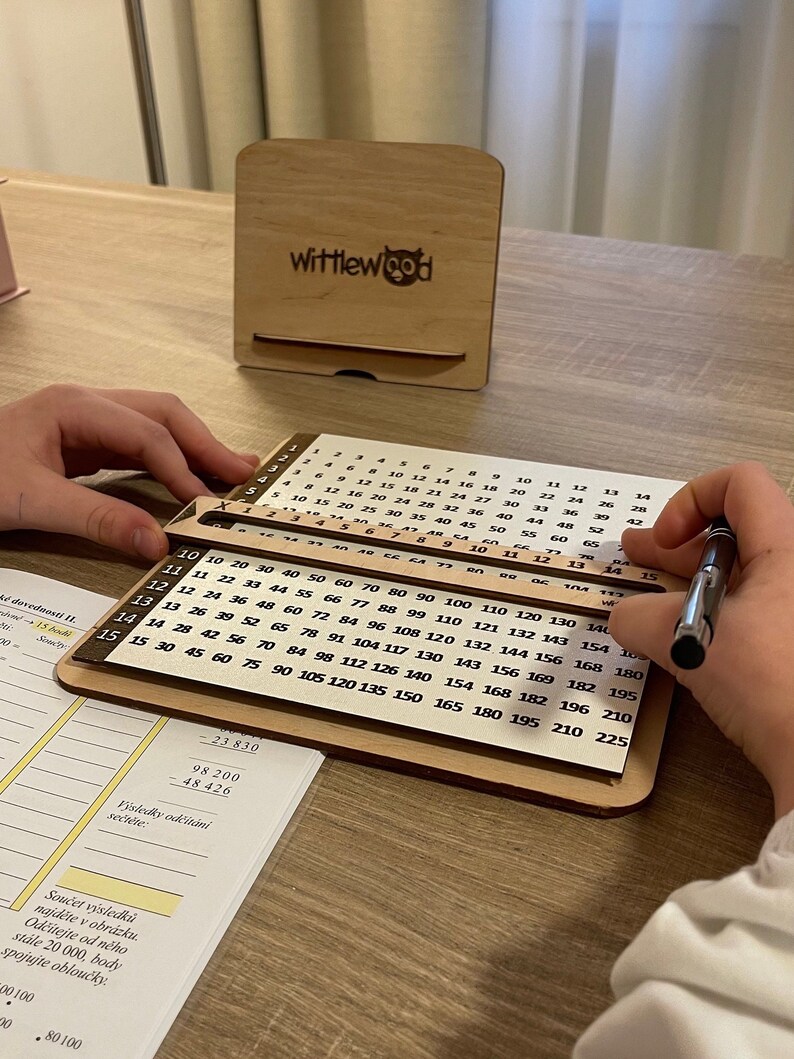 Montessori Multiplication Board: Handmade Homeschool Math Tool - Etsy