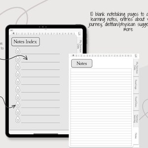 Digital Food Journal and Nutrition Guide, Minimal, Undated, 3-meal ...