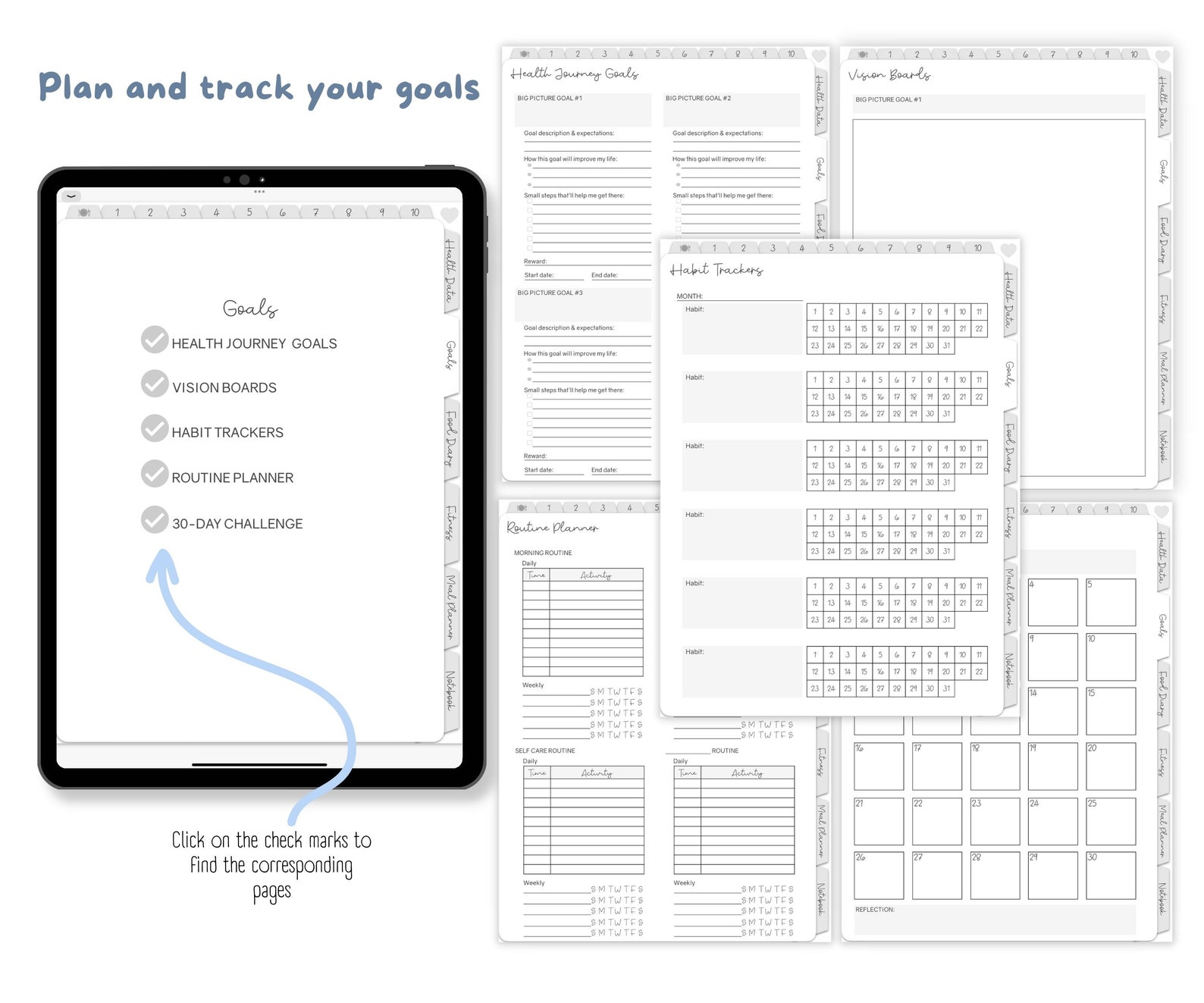 Digital Photo Food Journal, Food and Fitness Diary, Hyperlinked ...