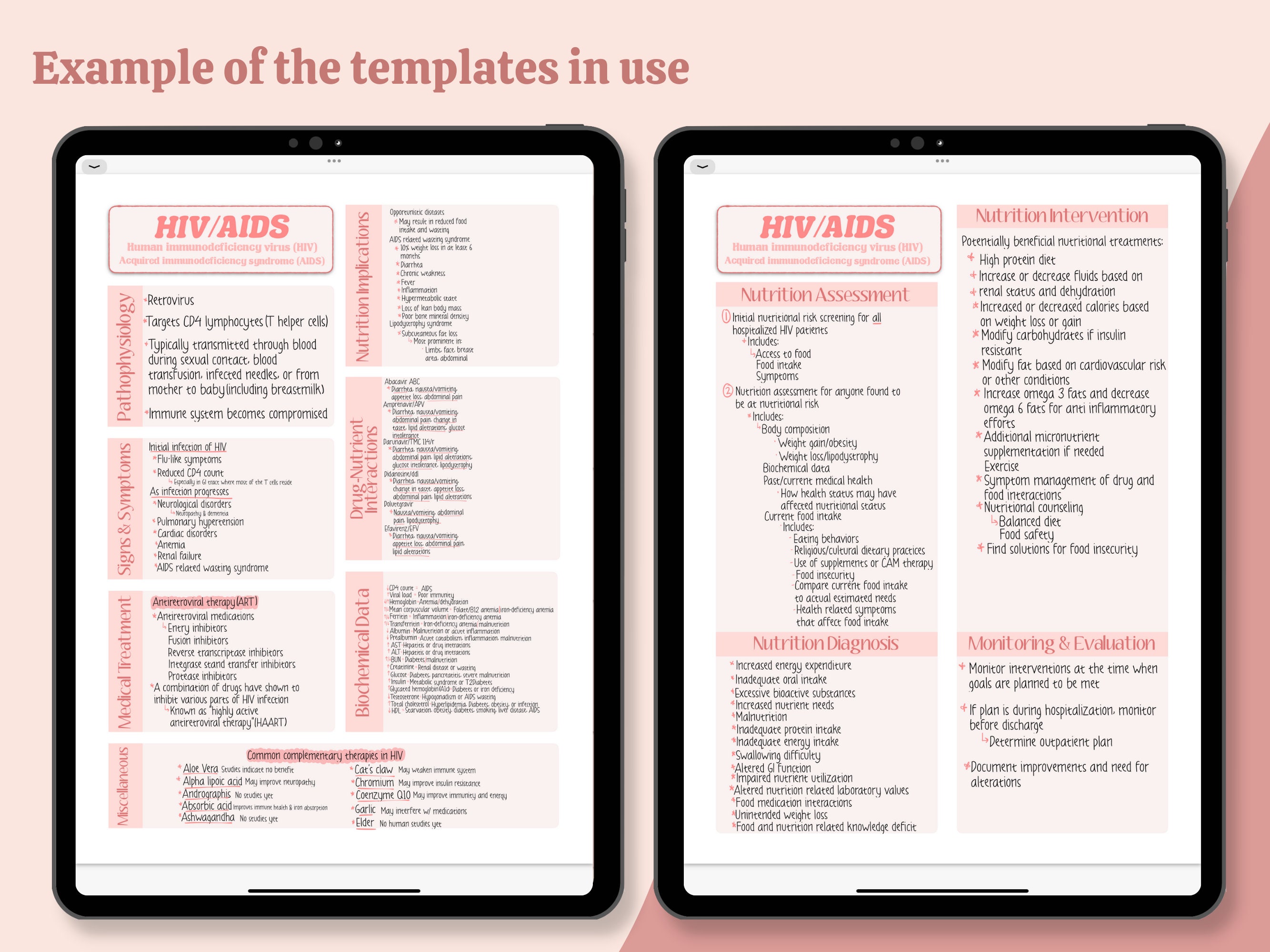 Medical Nutrition Therapy Templates, Dietetic Study Material, Clinical ...