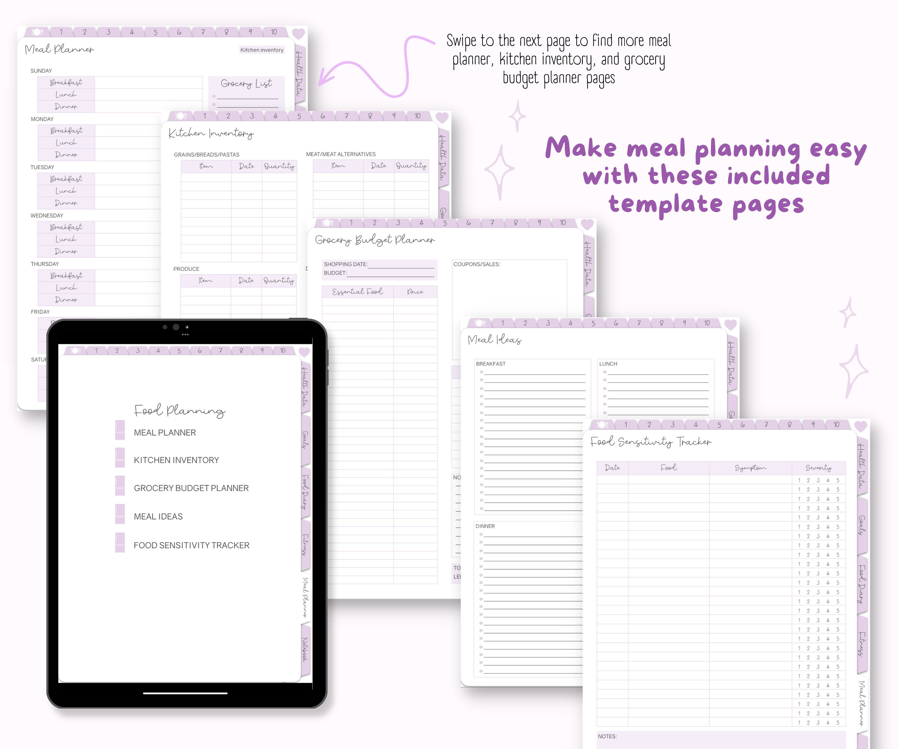 Photo Food Journal, Digital Food Diary, Hyperlinked Health and Wellness ...