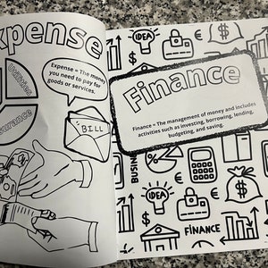 Investing for Kids Coloring and Activity Pages, Printable Coloring ...