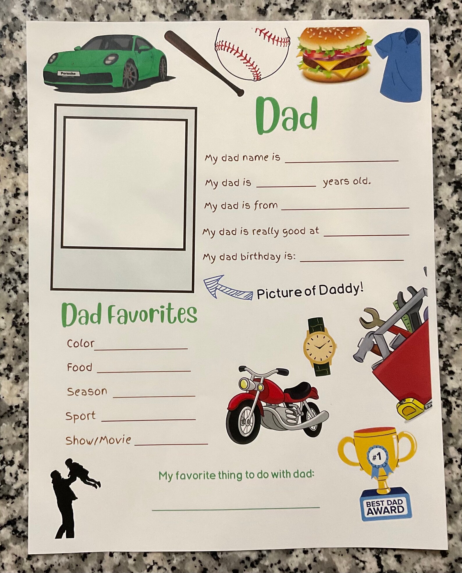 ALL ABOUT ME Family & Me Sheets for Kids Printable - Etsy