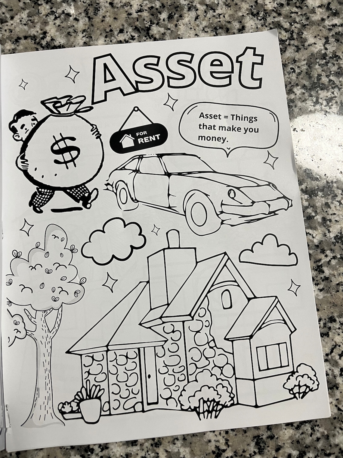 Investing for Kids Coloring and Activity Pages, Printable Coloring ...