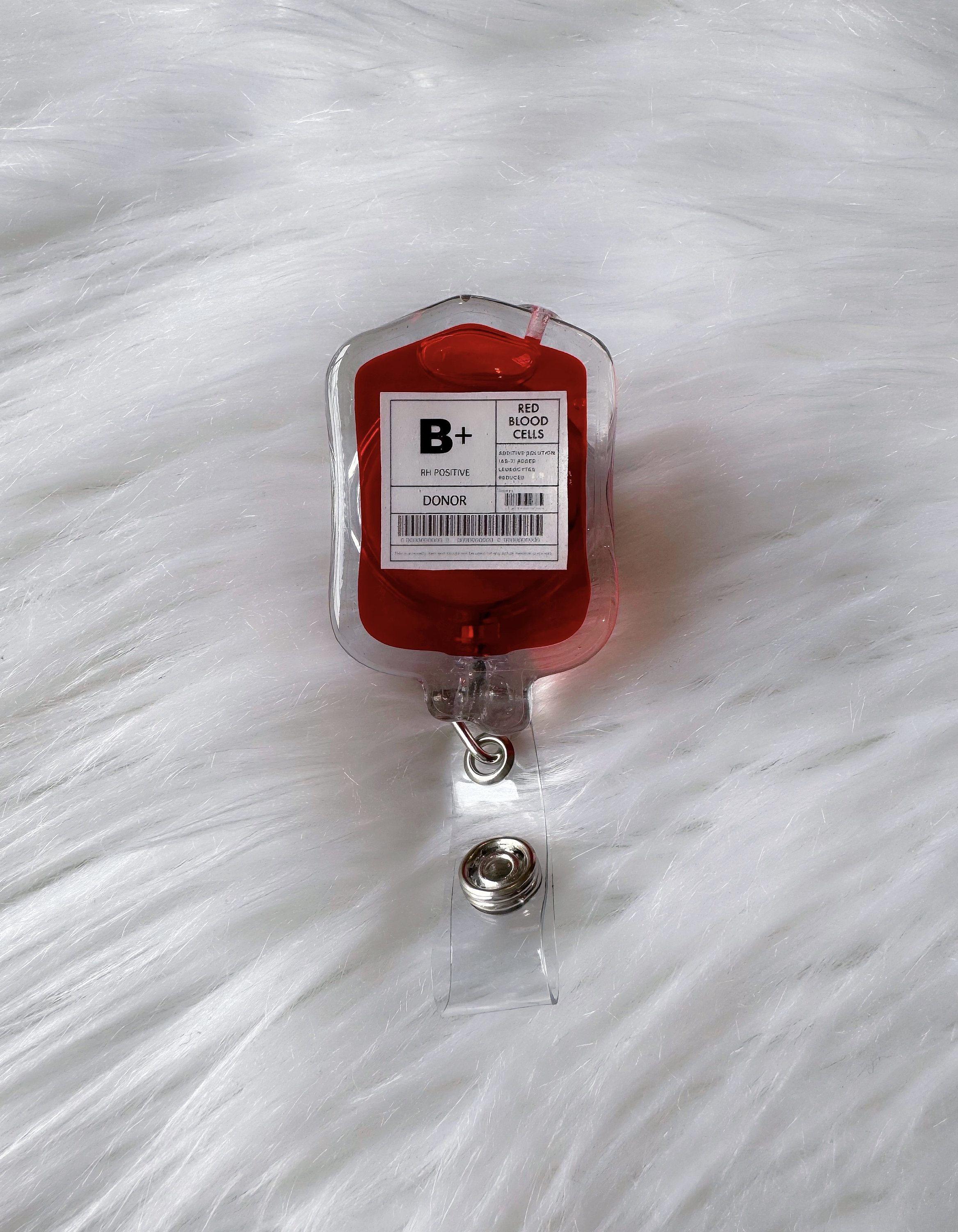 IV Bag Badge Reel-phlebotomy Badge Blood Type Badge Blood Transfusion ...