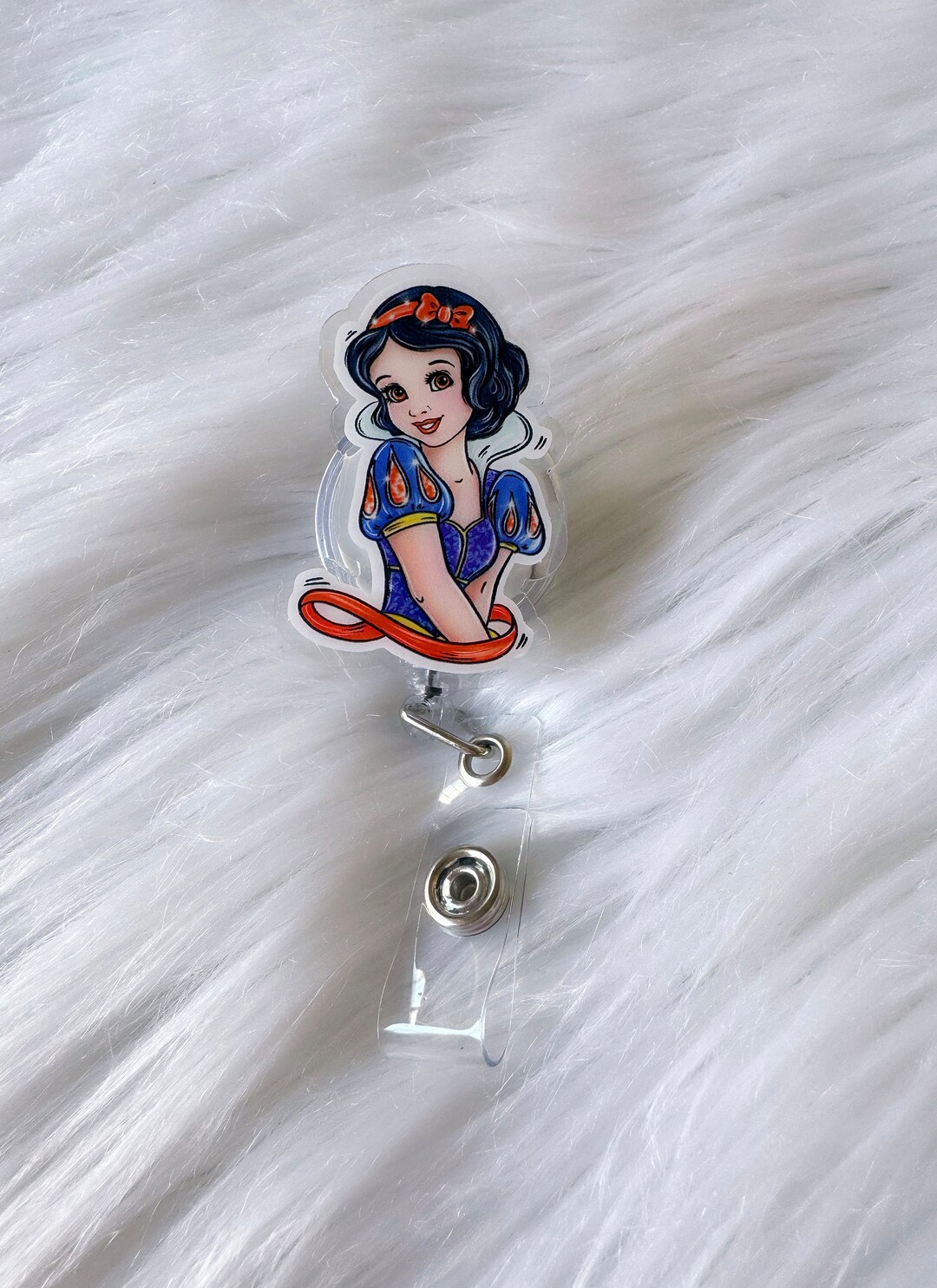 Cute Character Badge Reel Retractable Badge Reel Cute Badge Name Badge ...