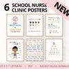 SET OF 12 School Nurse Clinic Posters, Office Decoration, Instant ...