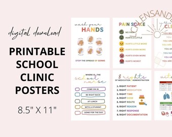 School Nurse Posters - Etsy