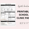 SET OF 12 School Nurse Clinic Posters, Office Decoration, Instant ...