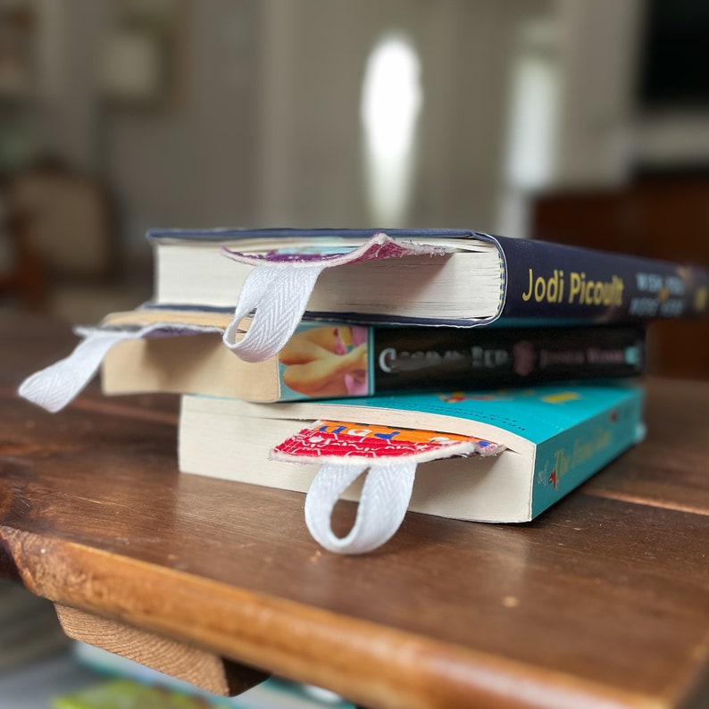 Scrappy Quilted Bookmark: Colorful Fabric Page Keeper - Etsy