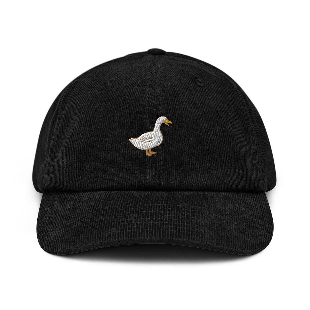 Duck Corduroy Hat Embroidered Wildlife Baseball Cap - Etsy
