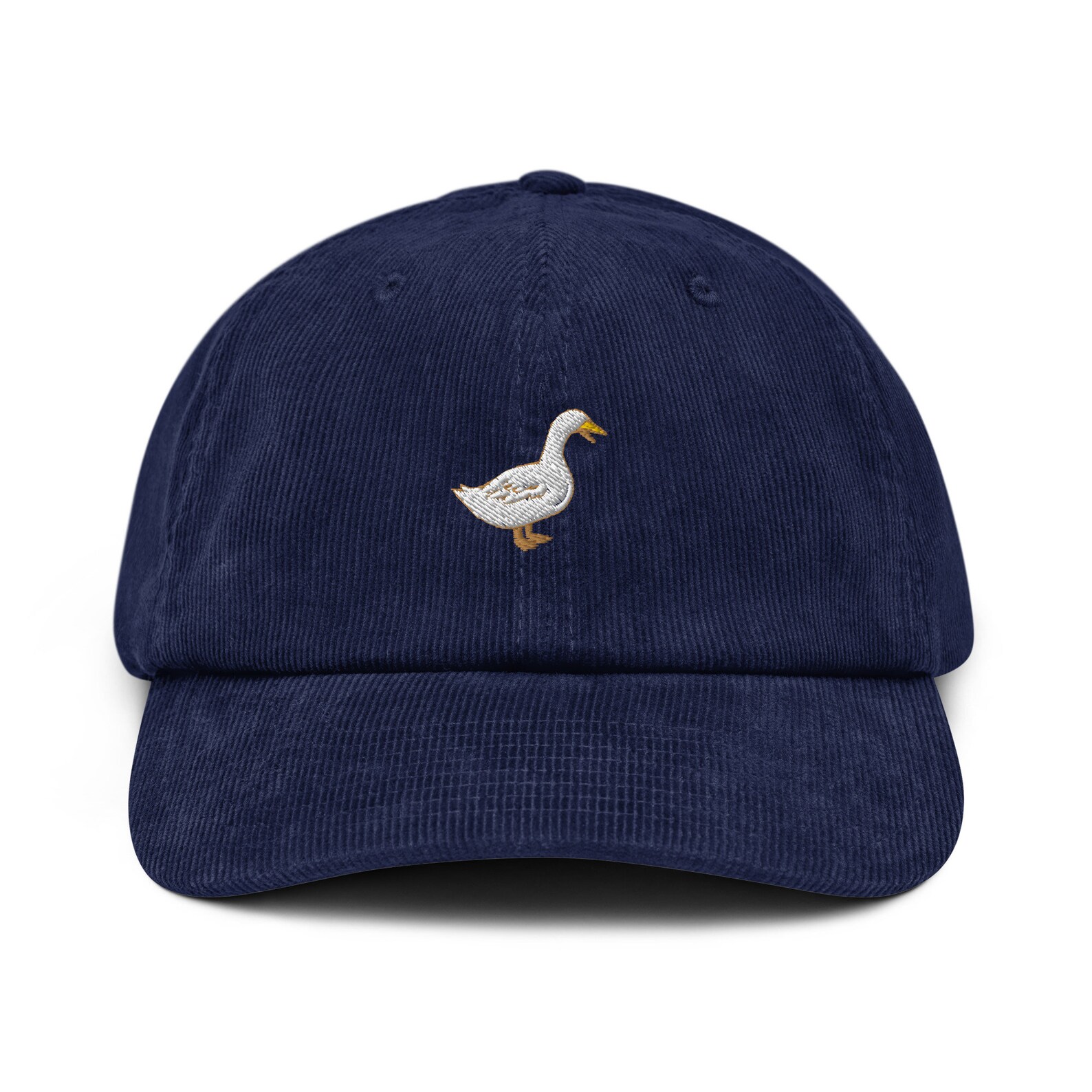 Duck Corduroy Hat Embroidered Wildlife Baseball Cap - Etsy