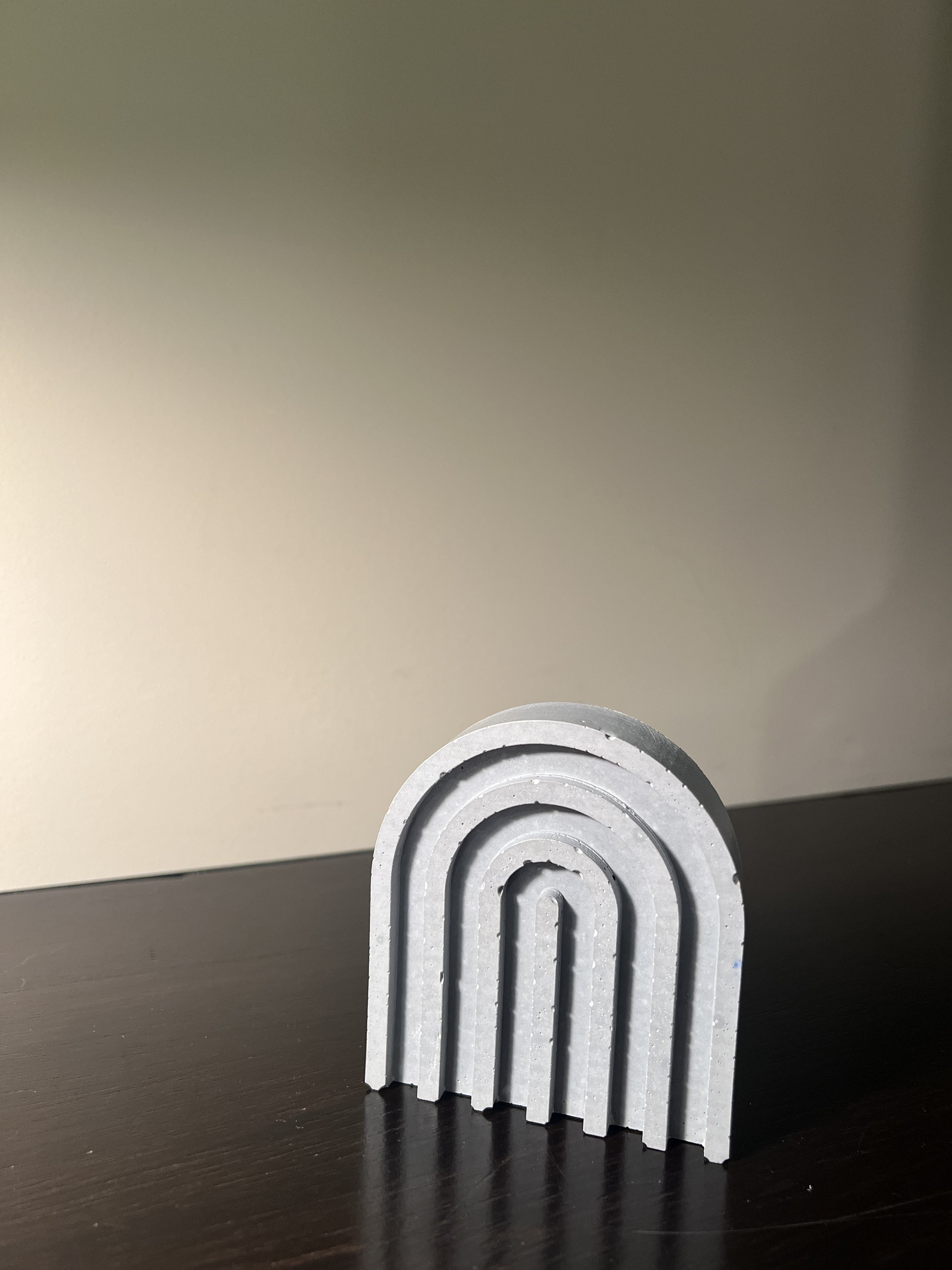 Concrete Standing Arch Rainbow Decor Nursery Shelf Decor Boho Arch ...