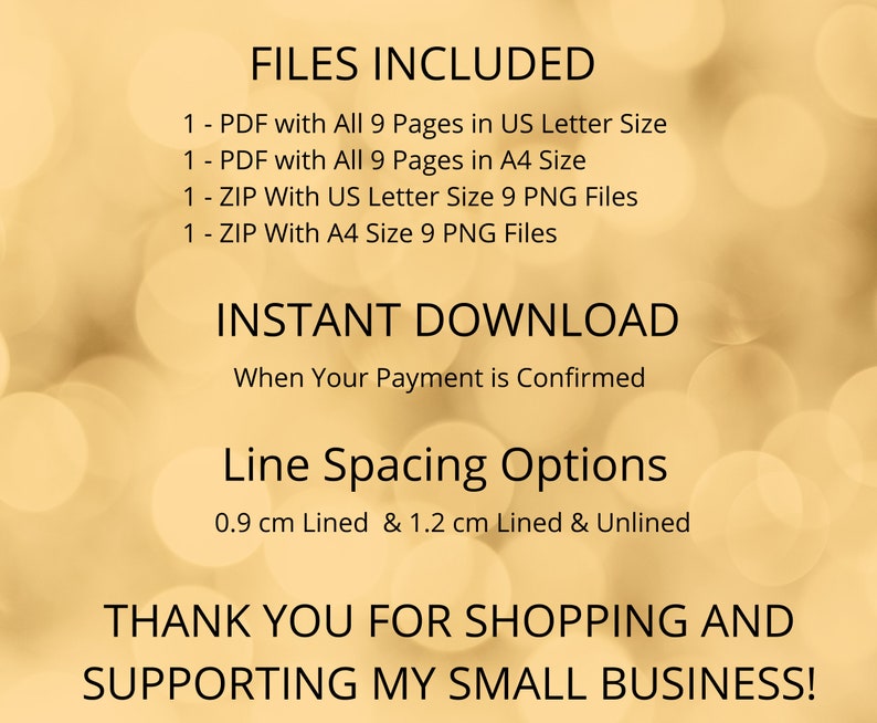 Printable Stationery A4 and US Letter Size Yellow Mushroom Digital ...