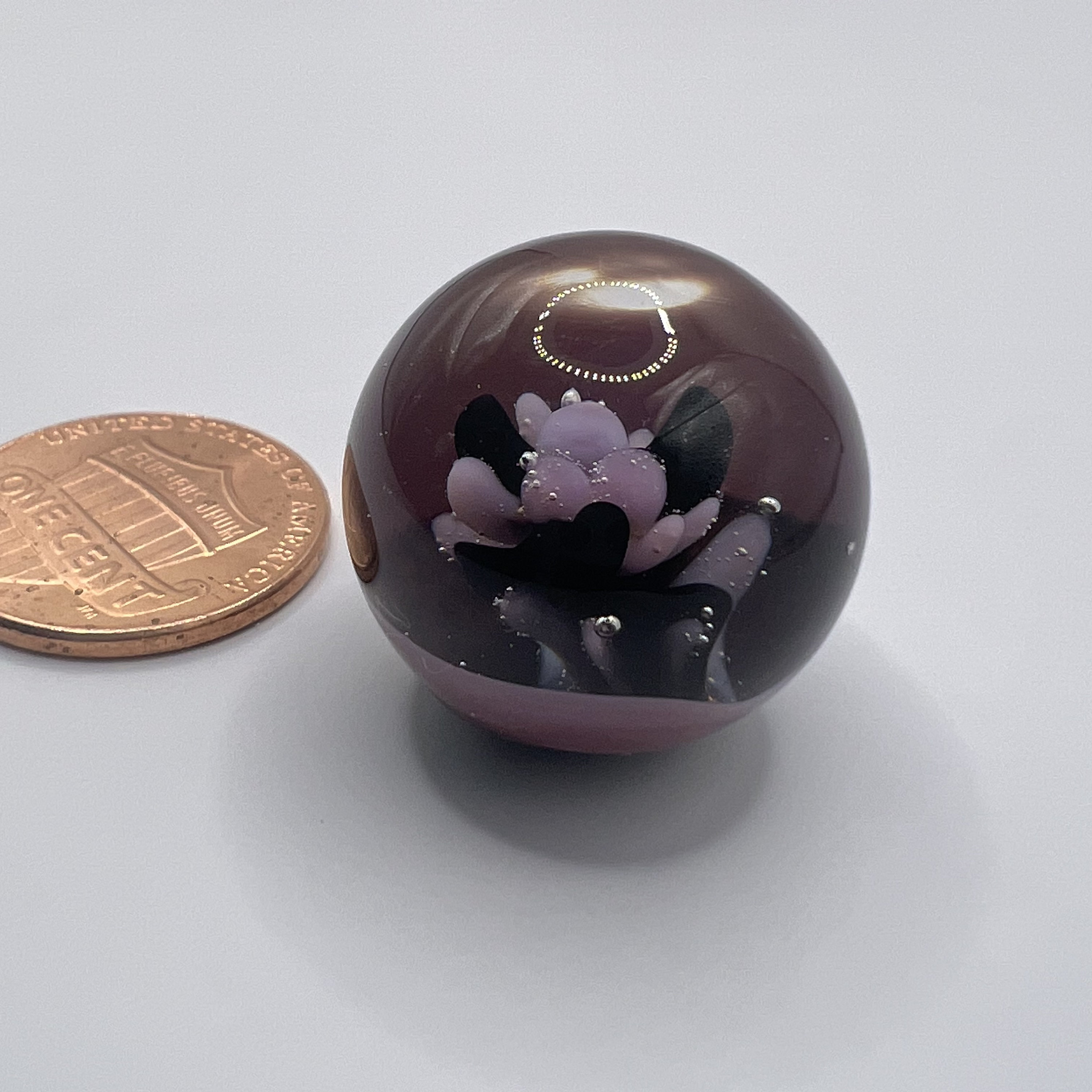 Purple and Black Implosion Marble - Etsy