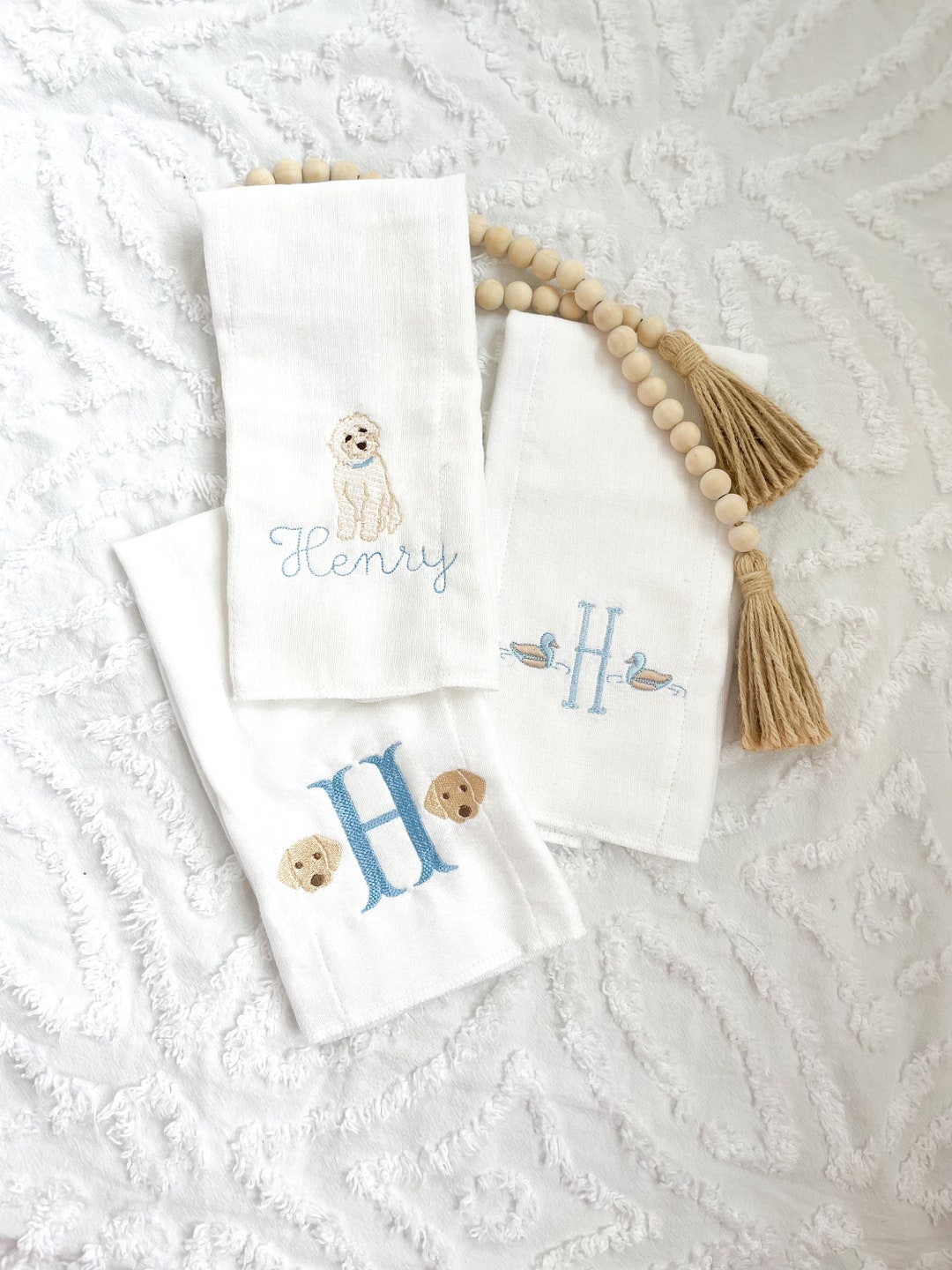 Custom Embroidered Burp Rag Personalized Burp Cloth Baby - Etsy