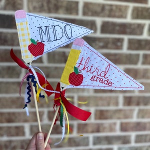 First Day of School Flag | Back to School Flag | School Pennant ...