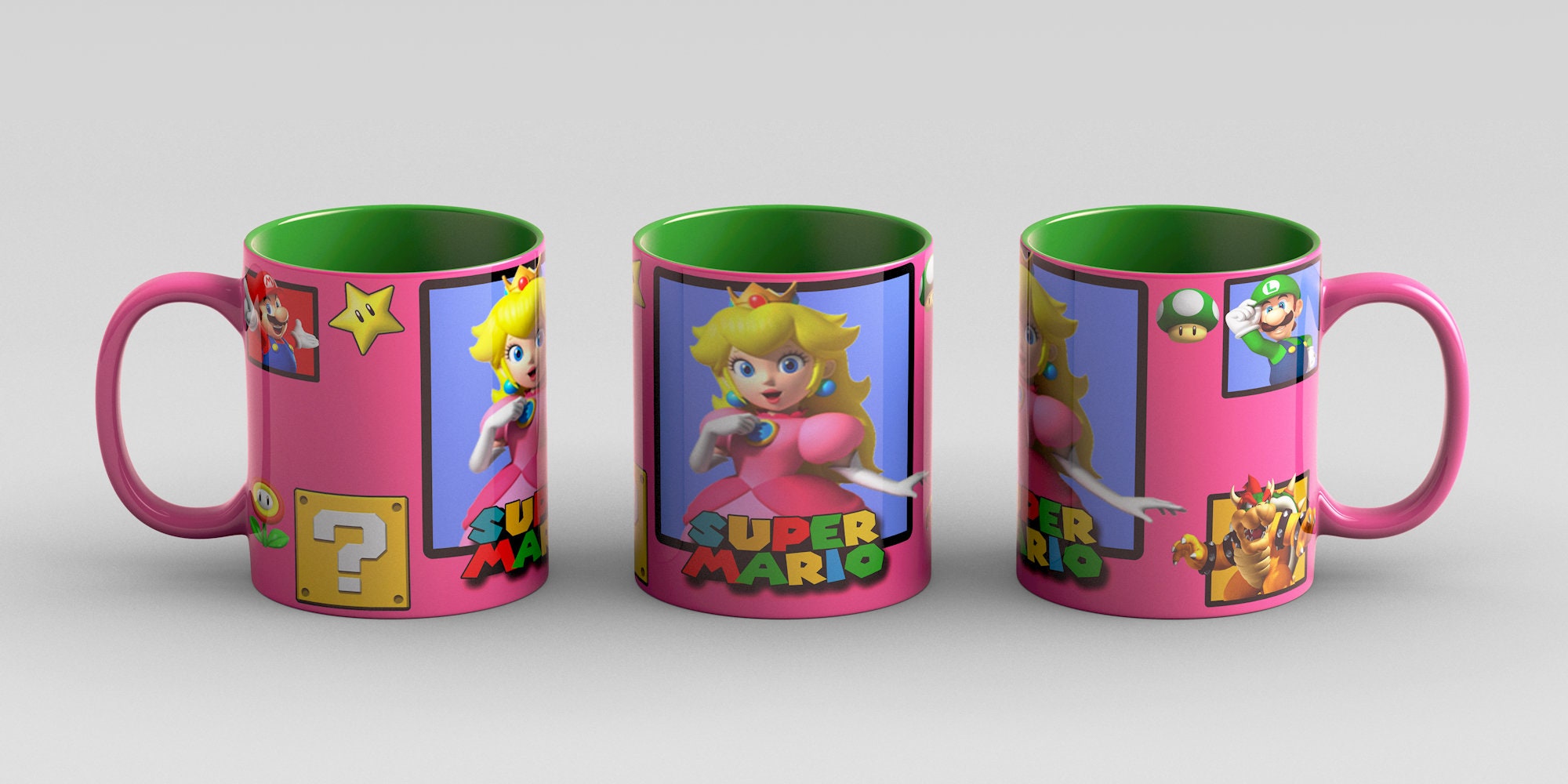 12 Mug Design Bundle Super Mario Bros Template Sublimation - Create ...