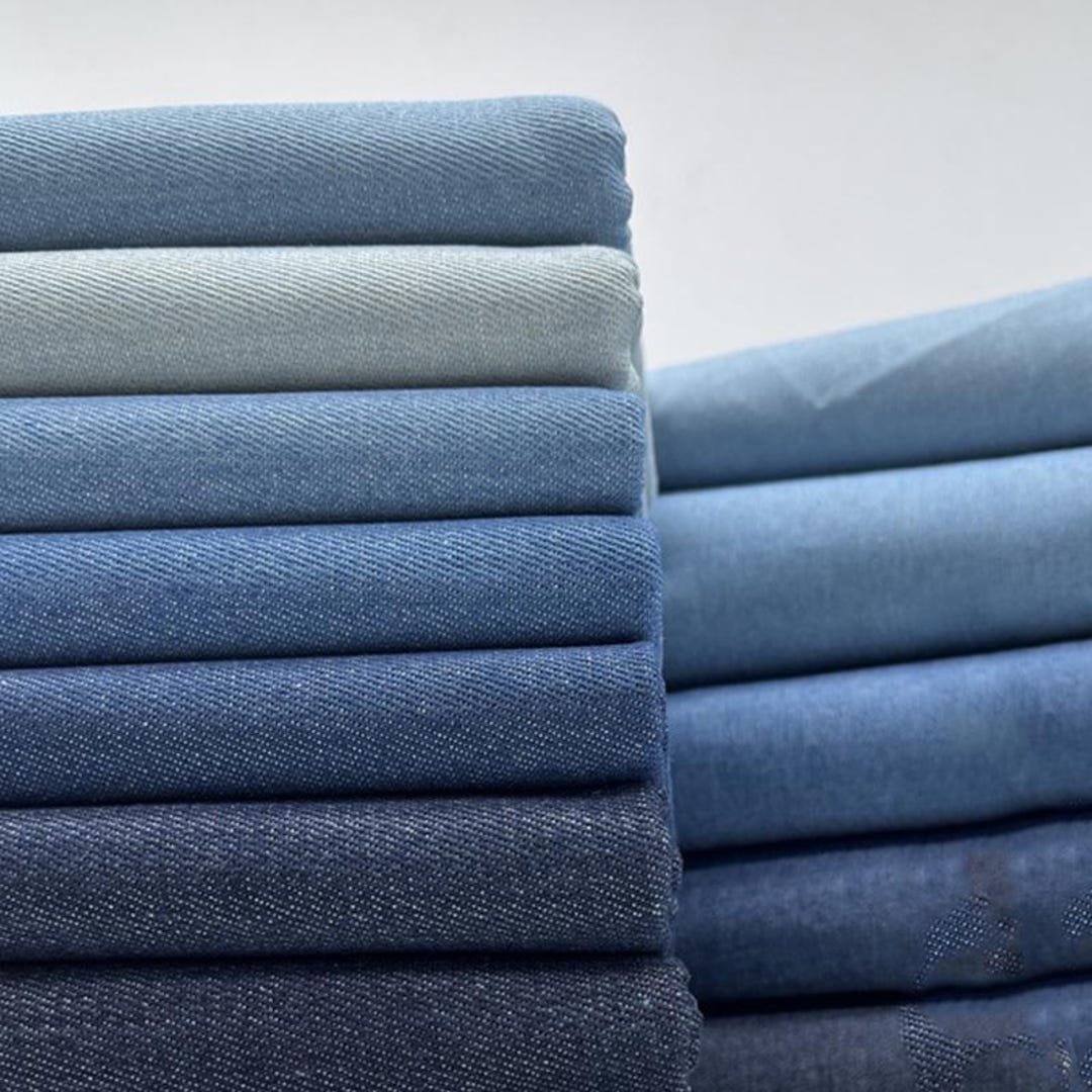 Blue Denim Fabric,washed Denim Fabric,denim Cotton Fabric,denim Fabric ...