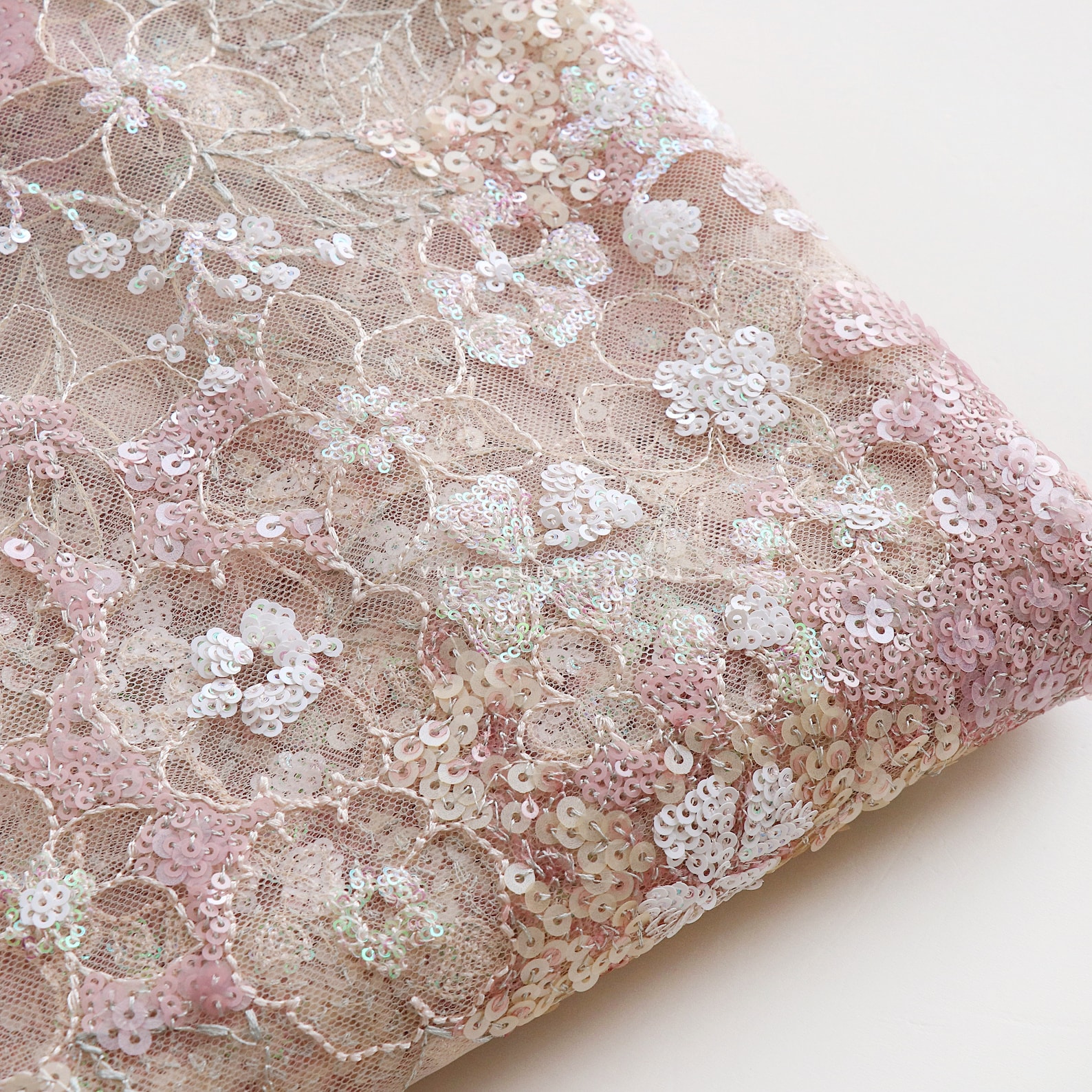 Flower Sequin Lace Fabric,tulle Mesh Fabric,sequin Fabric,lace Fabric ...