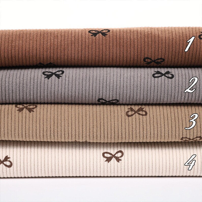 Bow Corduroy Fabric,corduroy Fabric,printed Fabric,pillow Fabrict ...