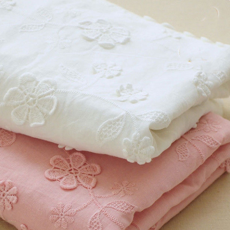 Embroidered Fabric - Etsy