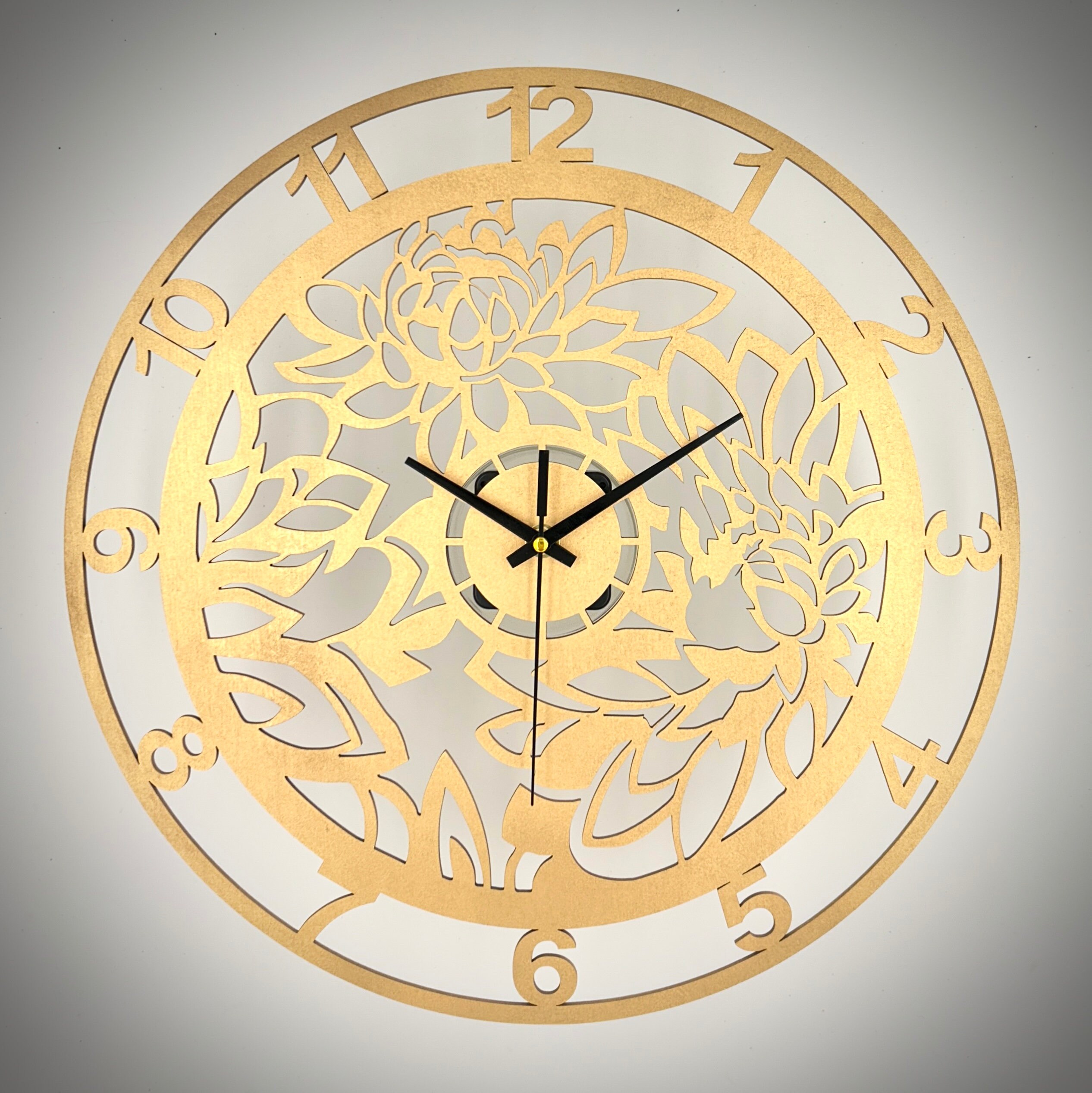 Large Decorative Wall Clock With Arabic Numerals 38cm Diameter Choose ...