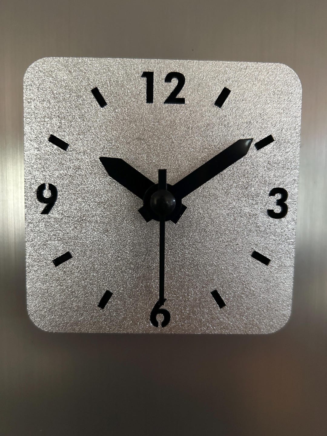 Classy Magnetic Fridge Clock or Desk Clock Solid Design - Etsy