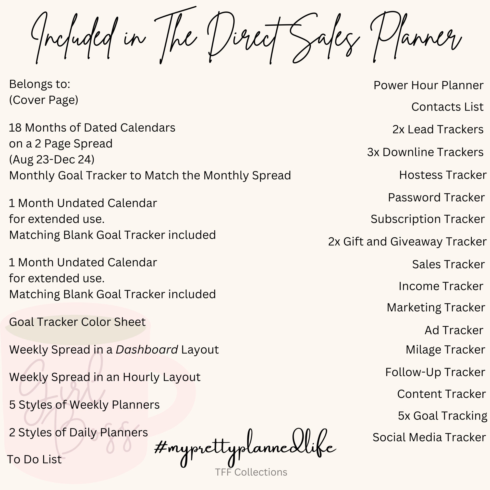 Direct Sales Planner 2023-2024 MLM Planner Coffee Lover - Etsy