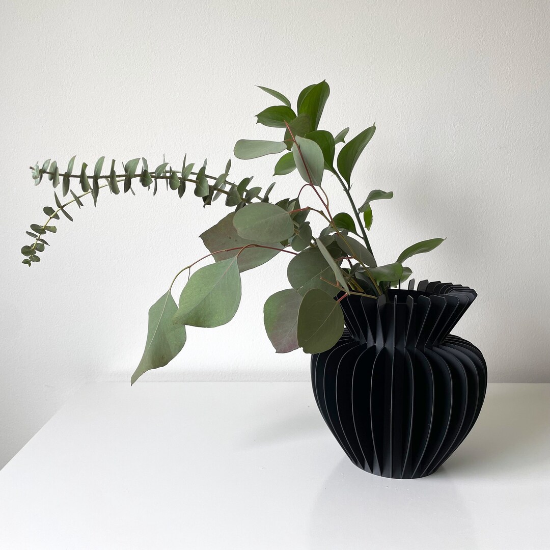 Japandi Minimalist Flower Vase Decor / 3D Printed Vase - Etsy