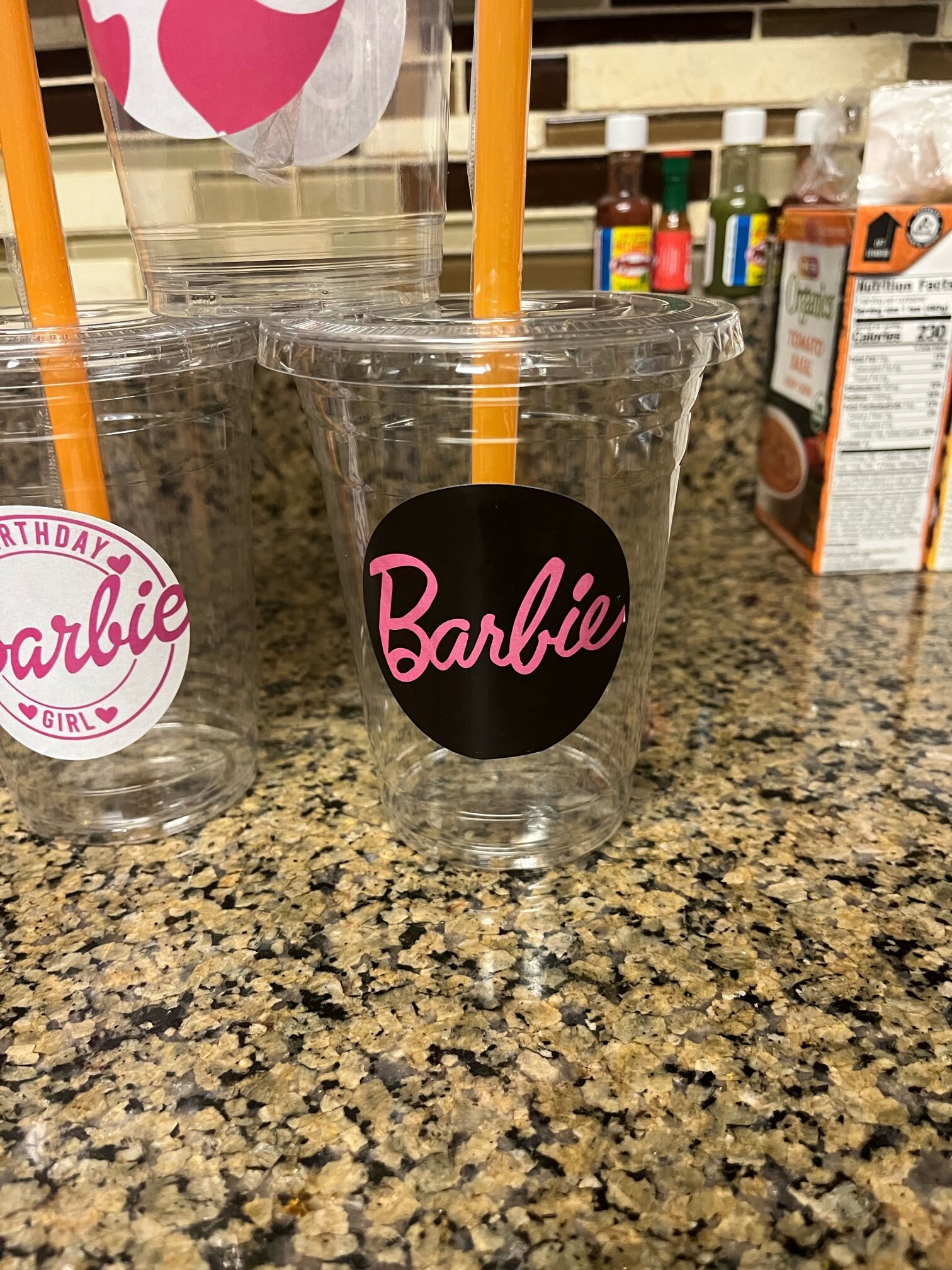 Barbie Custom Birthday Cups - Etsy