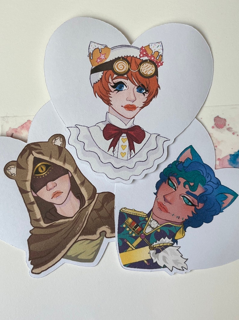 Identity V Cat Stickers - Etsy