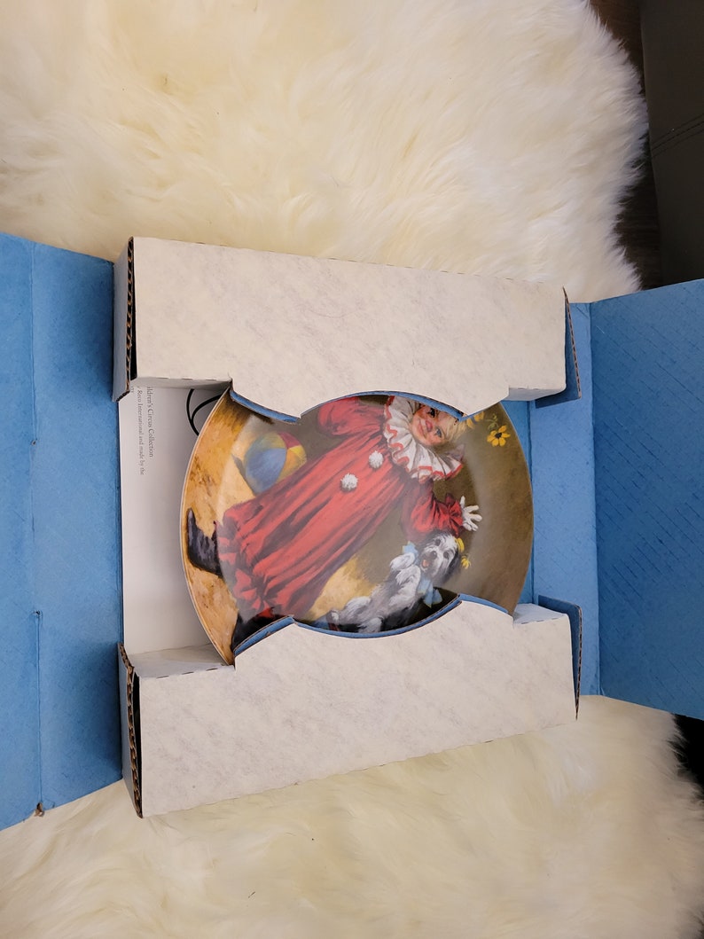 Collector Plate tommy the Clown 1982 From Mc Clelland Children's Circus ...