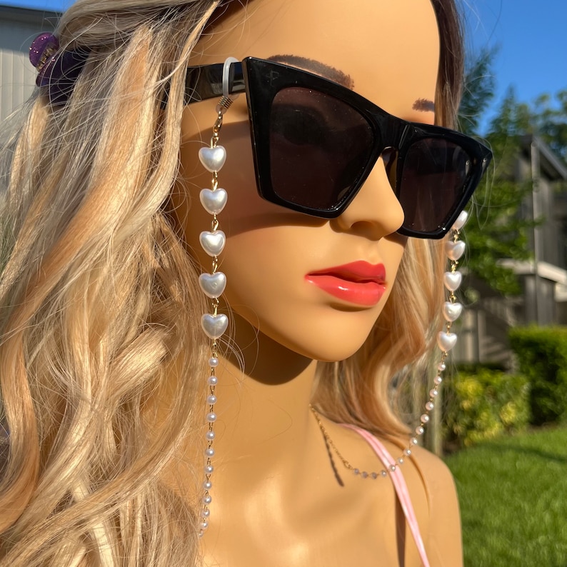 Pearl Glasses Chains Sunglasses Chain Boho Summer Jewelry Beach Jewelry ...