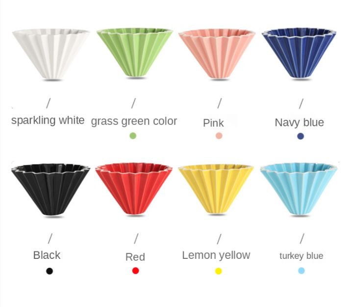 Ceramic Pour Over Cone Dripper Origami Reusable Coffee Filter - Etsy Canada