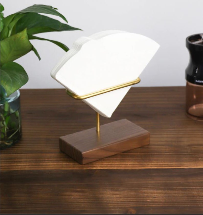 Coffee Filter Holder, V60 Hand Drip Coffee Filter Paper Dispenser ...