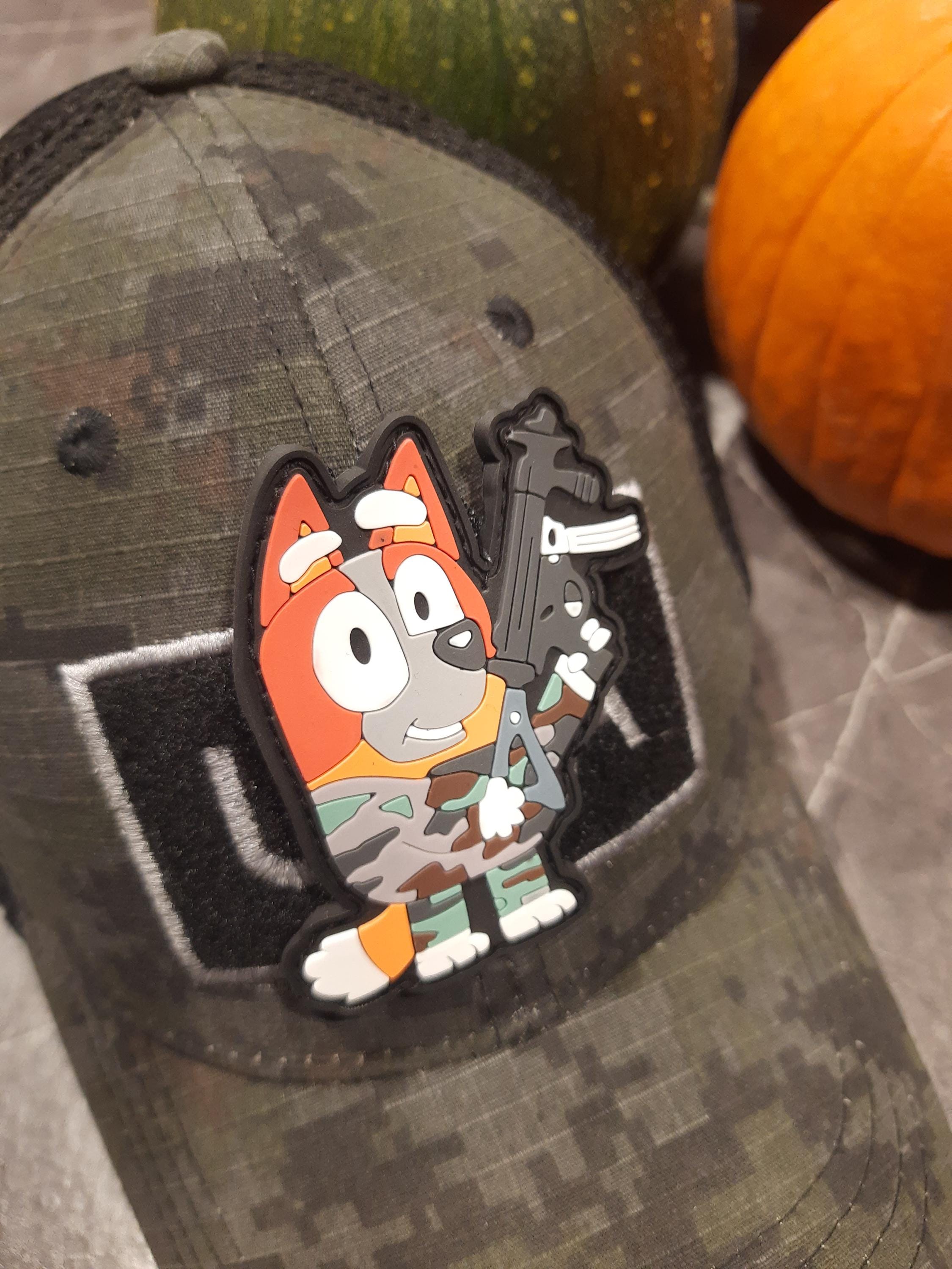 PVC Bluey Moral Tactical Patch Hook/loop Military Police GBRS FOG ...