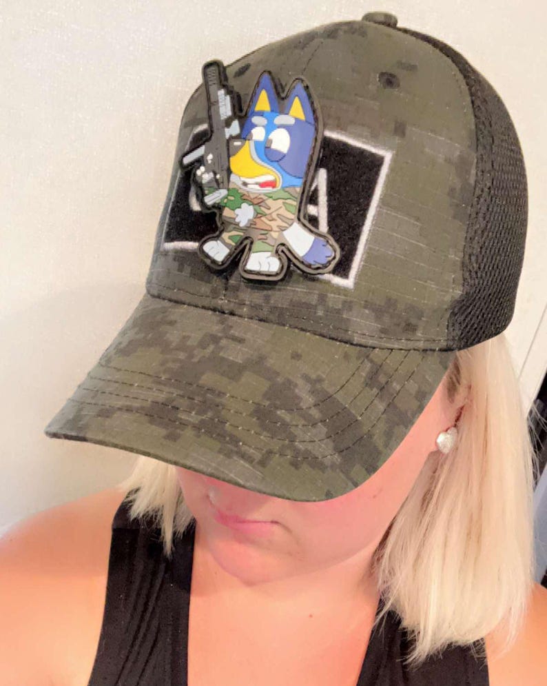 PVC Bluey Moral Tactical Patch Hook/loop Military Police GBRS FOG ...