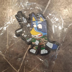 PVC Bluey Moral Tactical Patch Hook/loop Military Police GBRS FOG ...