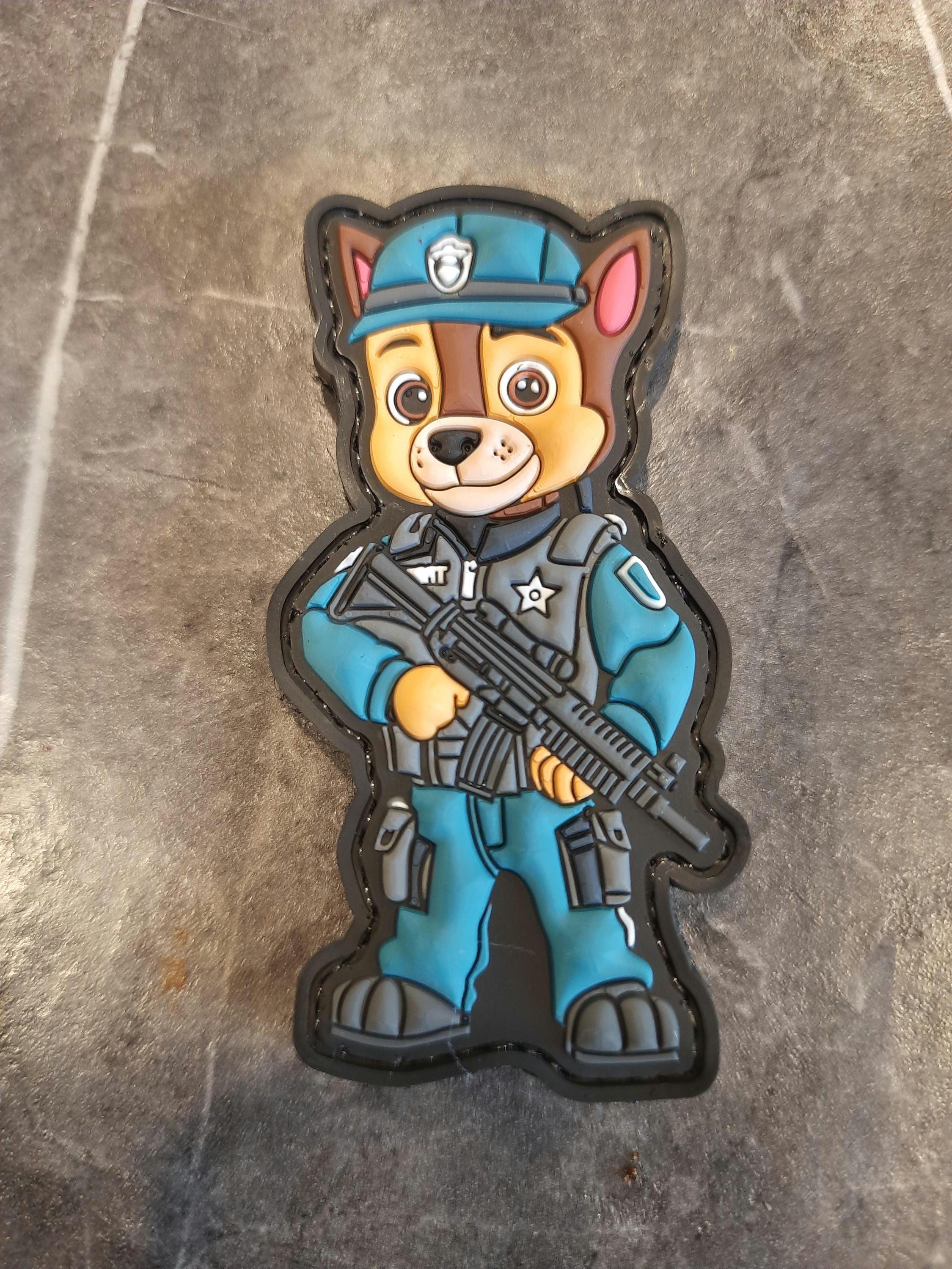 Chase Tactical Paw Patrol Patch Police Military EMS Hook/ Loop Airsoft RANGER EYE - Etsy