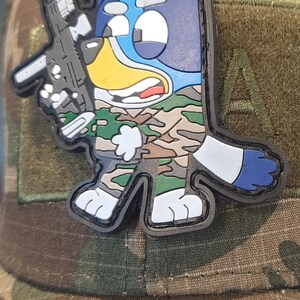 PVC Bluey Moral Tactical Patch Hook/loop Military Police GBRS FOG ...