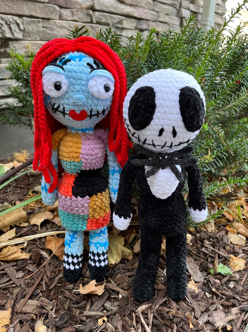 Jack Skellington and Sally Crochet Pattern PDF, 2 Pattern BUNDLE ...
