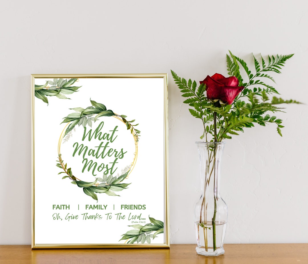 Psalm 136 1, O Give Thanks to the Lord, Printable Wall Art, Bible Verse ...