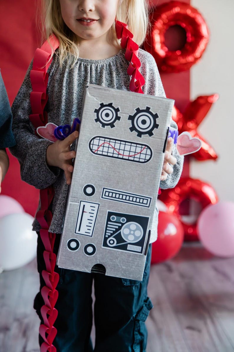 29 Robot Sticker Sheets | Digital Download | Printable Robot Elements ...