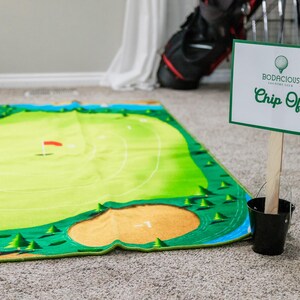 Golf Party Printable Signs – Yardage & Customizable Area Signs for ...