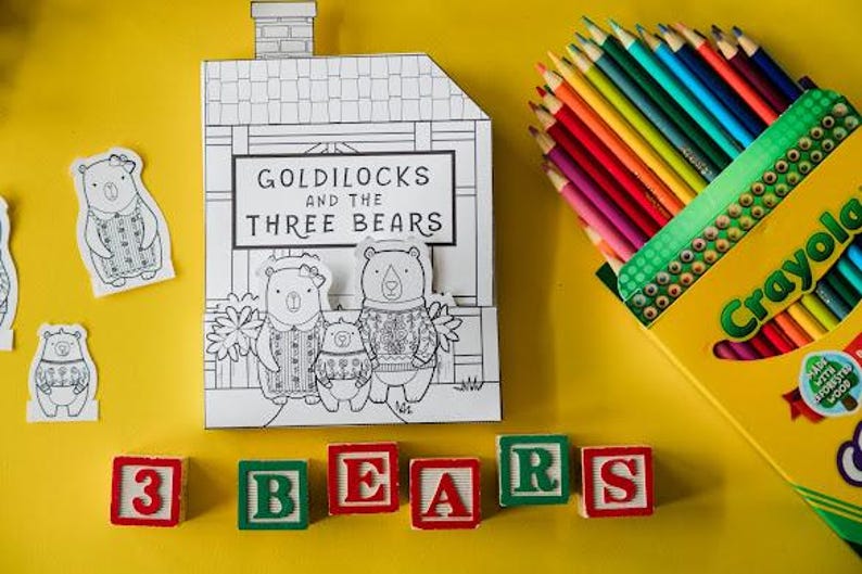 Goldilocks and the Three Bears PDF - Interactive Storybook for Pre ...