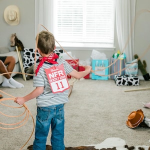 Cowboy NFR Back Numbers – Printable Western Rodeo Party Decorations ...